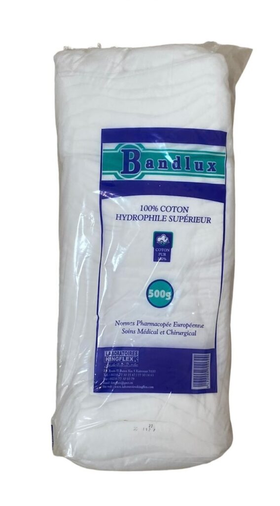 Sachet coton 500gr BANDLUX | MedShop Tunisie